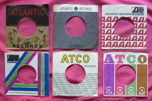 ATLANTIC / ATCO - lot of 11 vintage 45 rpm Company Sleeves | eBay