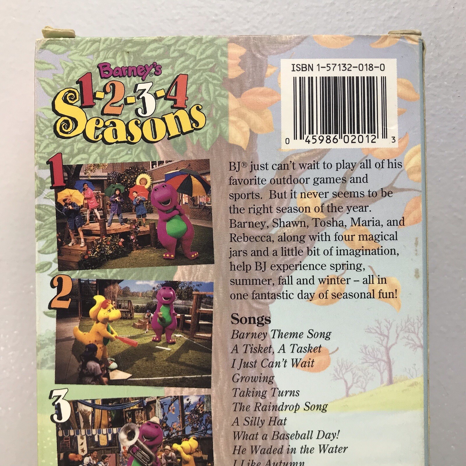 Barney Friends 1 2 3 4 Seasons Classic VHS Video Tape BUY 2