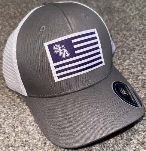 Stephen F Austin Lumberjacks SFA American Flag Hat Two-Tone Cap ...