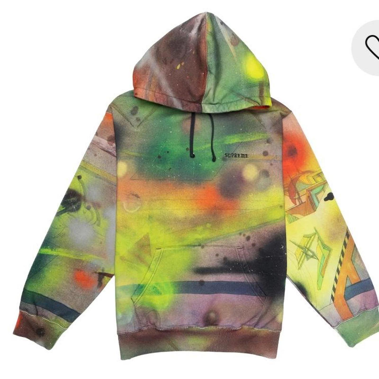 Supreme Men's Multi and Green Hoody