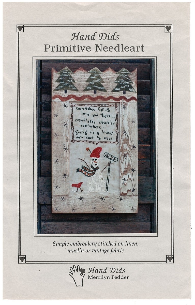 Primitive Hand Embroidery Alphabet