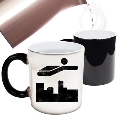 Suburb Superhero Hero City Suburban Funny Mugs Colour Changing Mug Gift ...