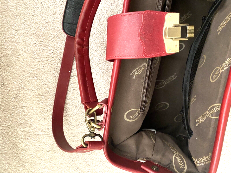 Ameri Leather Doctor Bag Purse | eBay