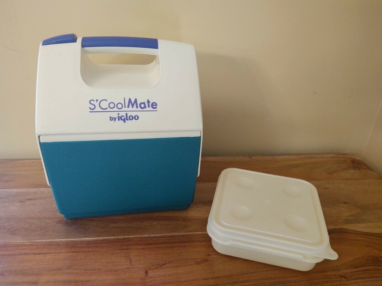 Vintage IGLOO Mini Lunch Cooler S’CoolMate w/ Sandwich Container | eBay