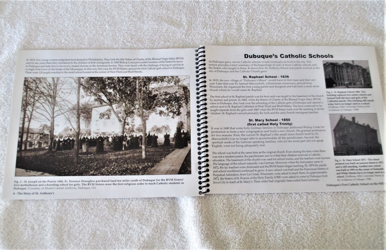 SIGNED by MARLYS DUNPHY - STORY OF ST. ANTHONY'S DUBUQUE'S FIRST ...