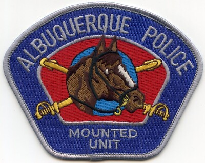 ALBUQUERQUE NEW MEXICO #A MOUNTED PATROL Horse POLICE PATCH | eBay