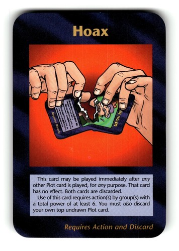 Hoax! Card Limited INWO Illuminati New World Order Game | eBay