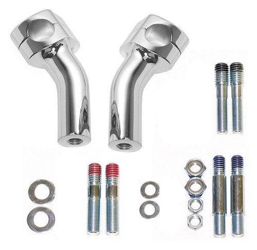 Baron Kickback Chrome Handlebar Risers (BA-7410U) | eBay