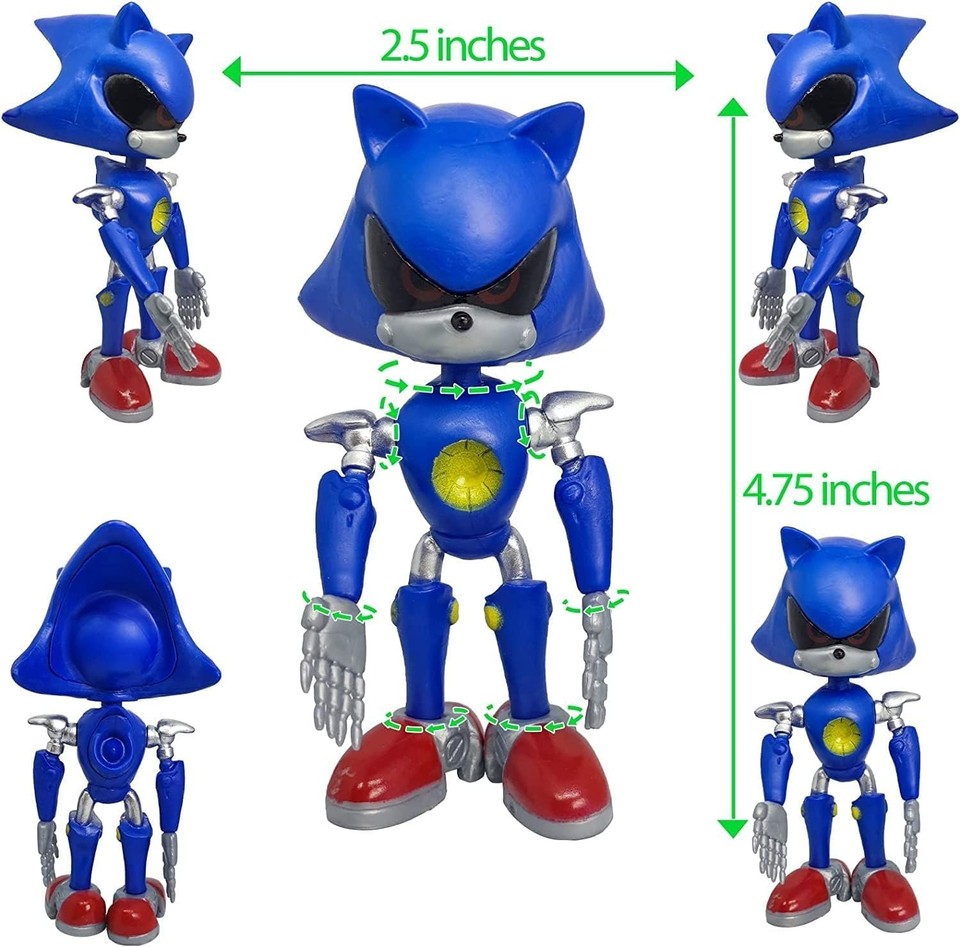Sonic Anime The Hedgehog Toys -8 Pack Sonic Figurines -Sonic Toys,Sonic ...