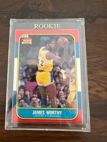 1986 Fleer Basketball #131 James Worthy Lakers RC Rookie HOF | eBay