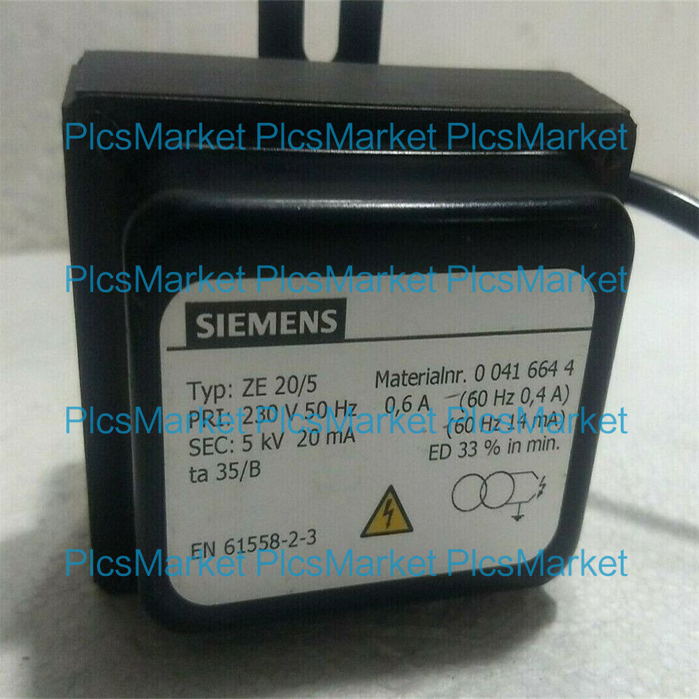 1PC New For SIEMENS Ignition transformer ZE20/5 230V 50Hz 0.6A via DHL ...