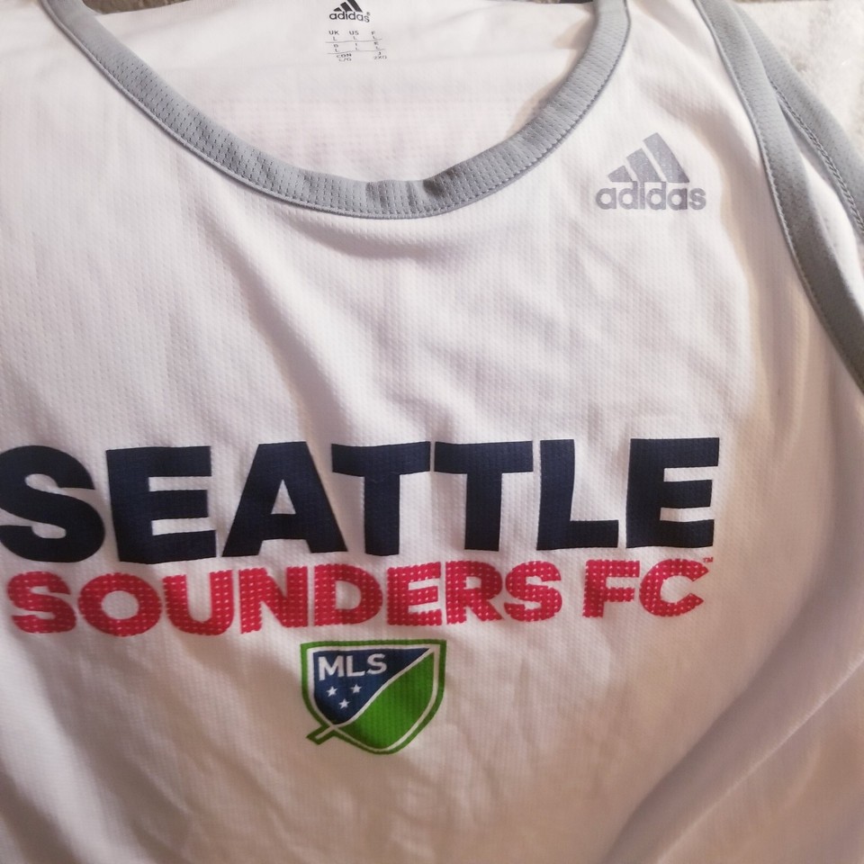 SEATTLE SOUNDERS FC TANK TOP - LARGE - ADIDAS - NWT - USA | eBay UK