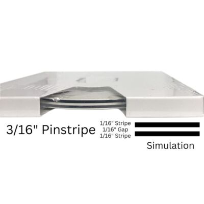 Prostripe 3/16" x 150' Doubled-Lined Automotive Pinstripe Tape R410 | eBay