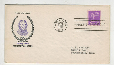 1938 PRESIDENTIAL SERIES PRESIDENT ZACHARY TAYLOR 817-4 FIDELITY ...