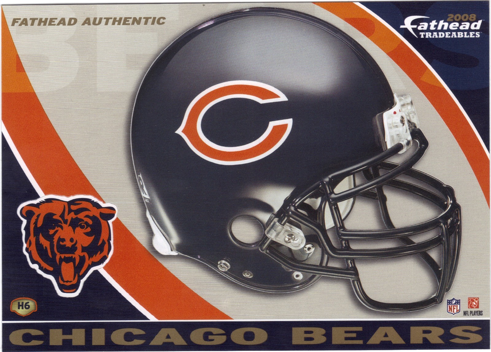 BRANDON MARSHALL FATHEAD TRADEABLES UFC KNIGHTS CHICAGO BEARS STICKER ...