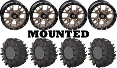 Kit 4 Interco Aqua Torque Tires 30x10-14 on Moose 545X Bronze Wheels ...