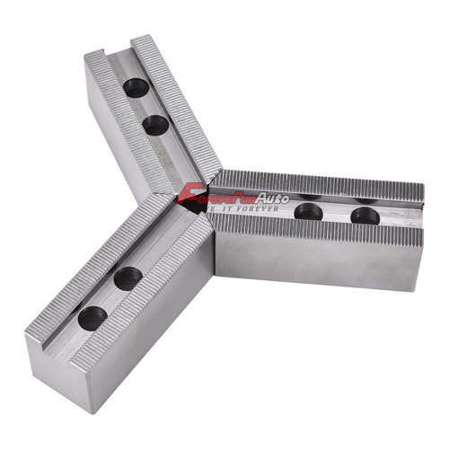 Soft Jaw Set (3 Pcs) for 6" Kitagawa B206 Samchully Chuck-1.5" ht ...