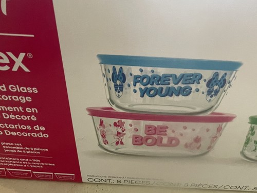 PYREX Disney the Nightmare Before Christmas Glass Bowls Set - 8 Piece ...