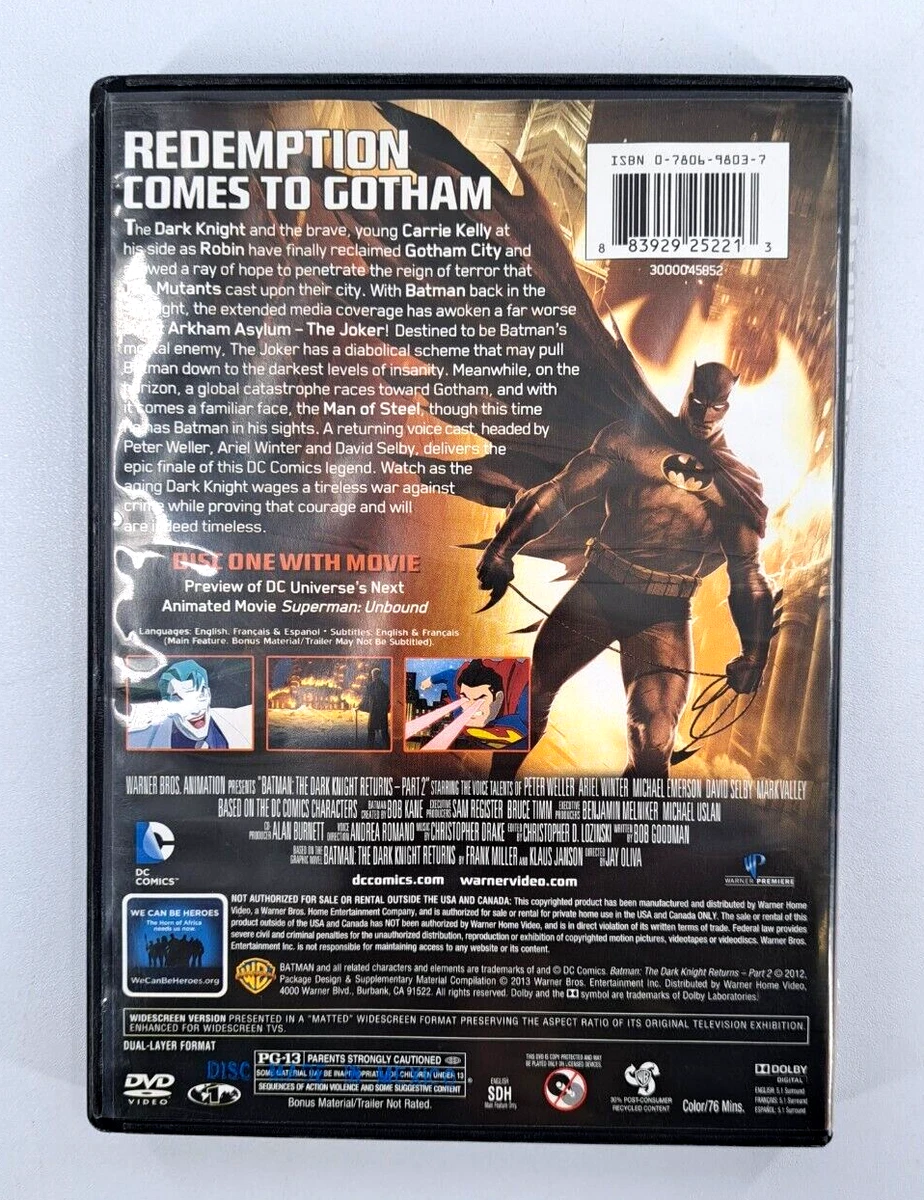 Batman The Dark Knight Returns Part 2 Poster