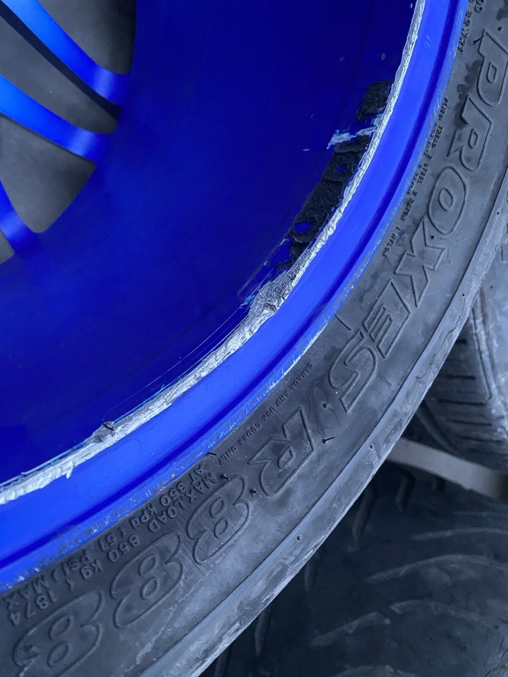 STR 511 Alloy Racing Wheel STR511 Blue Machined Face 5x114.3 / 18x10 | eBay