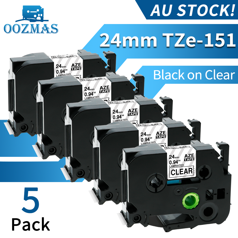 Compatible Brother P-Touch TZe-231 TZe-131 TZe-221 Label Tape 12mm 9mm ...