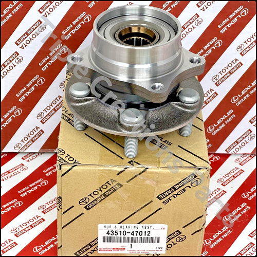 TOYOTA GENUINE 43510-47012 HUB SUB-ASSY, FRONT AXLE, LH or RH OEM ...