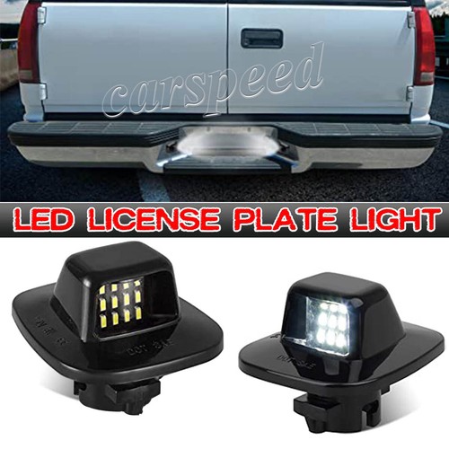 Rear LED License Plate Light Tag Lamp Assembly For Chevy GMC K1500 ...