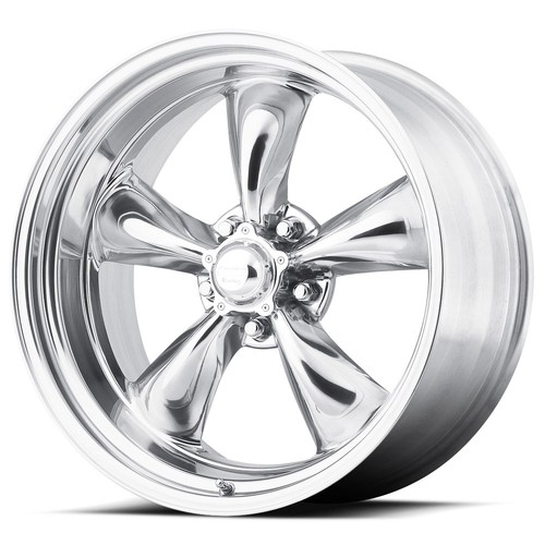 (Set of 4) Staggered AR VN515 Torq Thrust II 16" 5x4.5" Polished Wheels ...