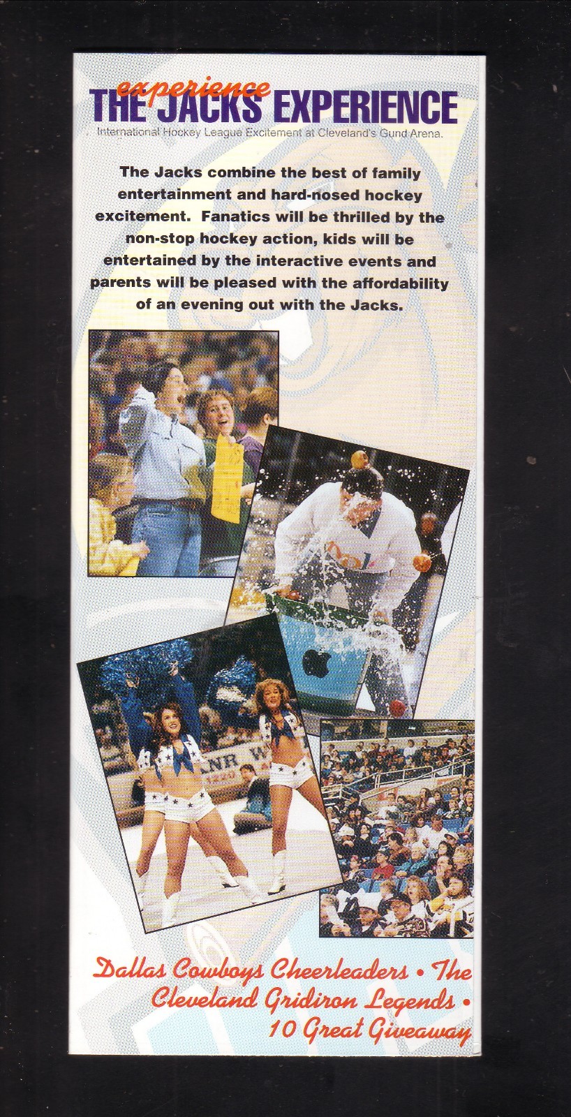 Cleveland Lumberjacks 1996-97 Ticket Brochure Schedule IHL Penguins ...