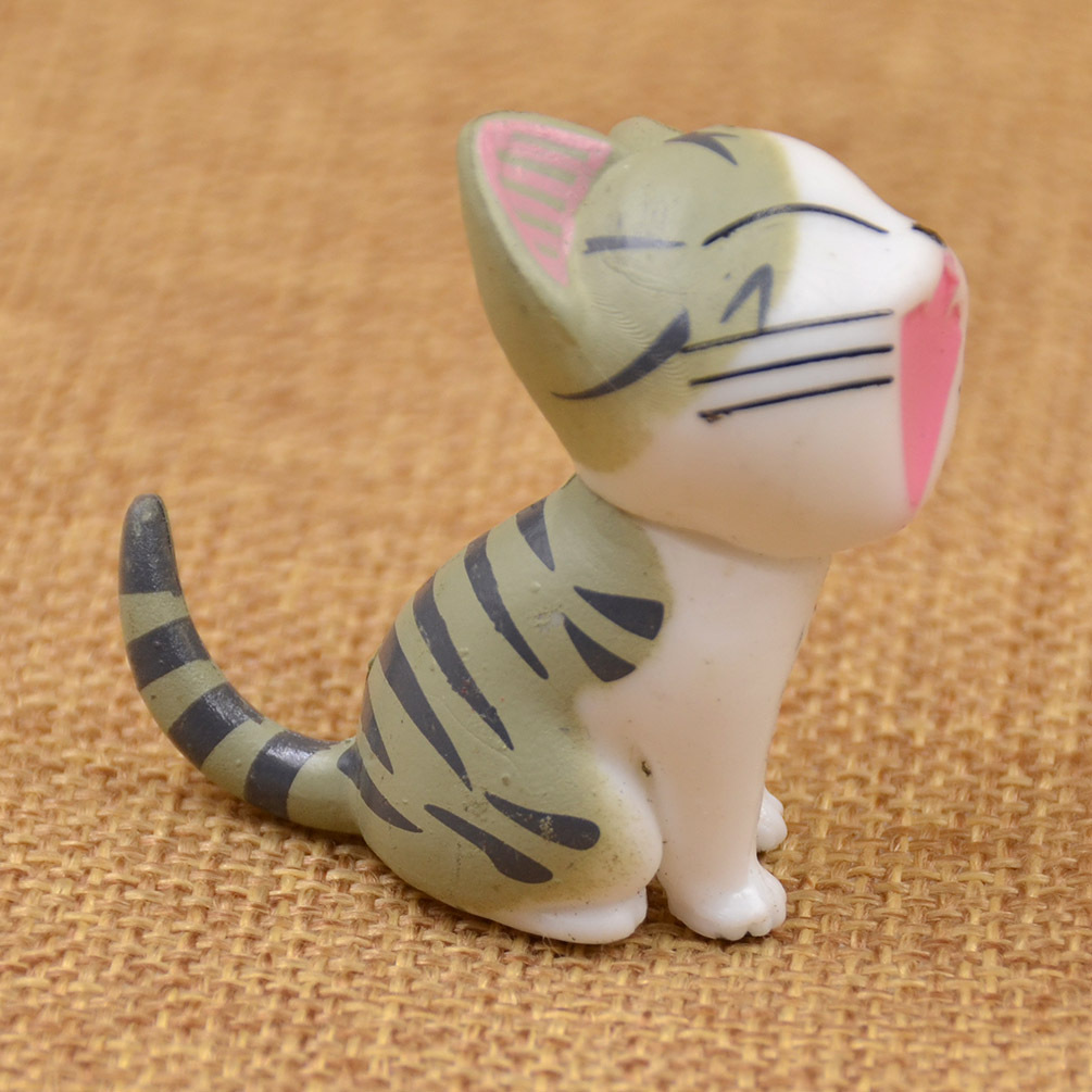 6pcs Cheese Cat Ornaments Chi's Sweet Home Cute Mini Decor Gift Kawaii ...
