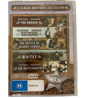 NEW 5 Classic Westerns DVD Collection Duvall Carradine Savalas Boone ...