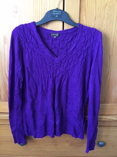 lovely ladies Purple Phase Eight Smart Jumper top size 12 | eBay UK