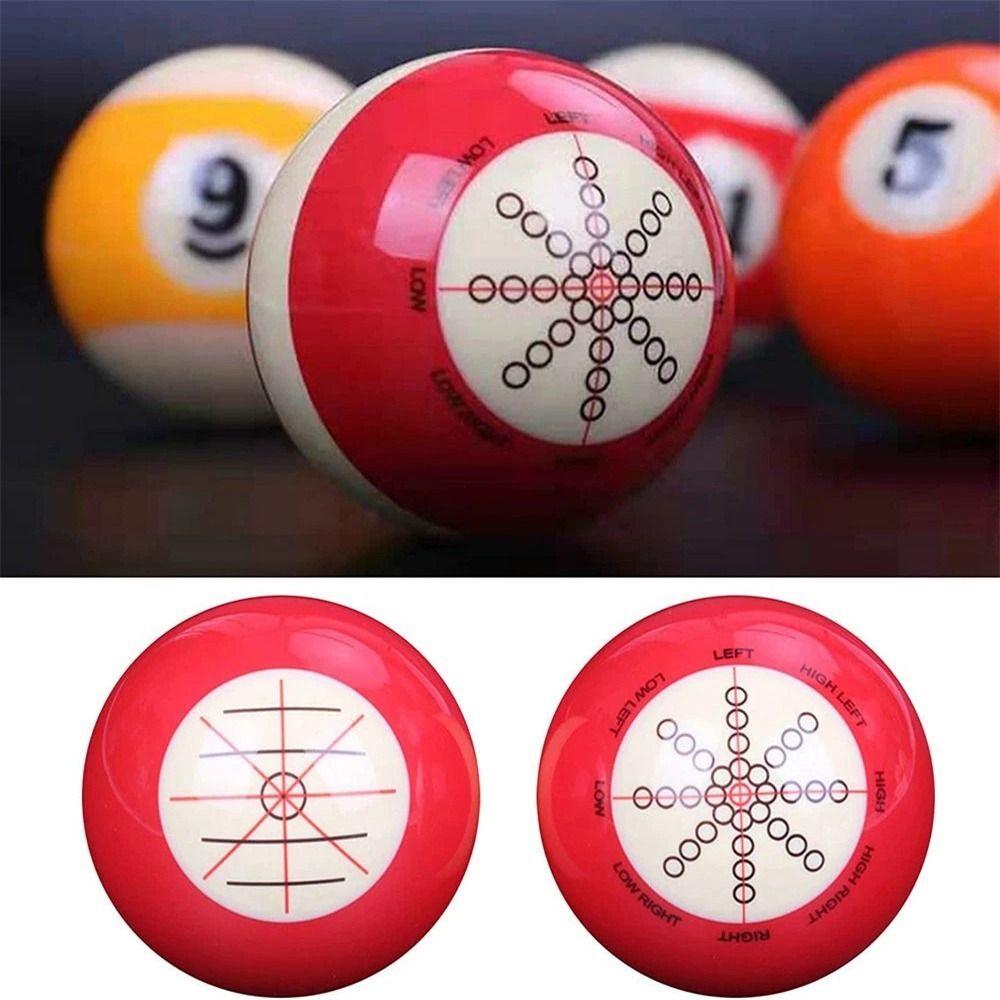 Snooker Training Ball Billiard Cue Ball Resin Billiard Practice Pool ...