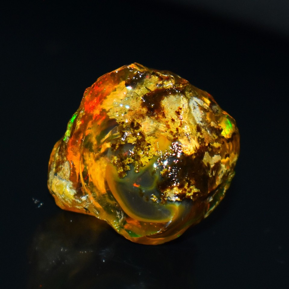 Red Opal Rough 33.50 Carat Natural Ethiopian Opal Raw Welo Opal ...