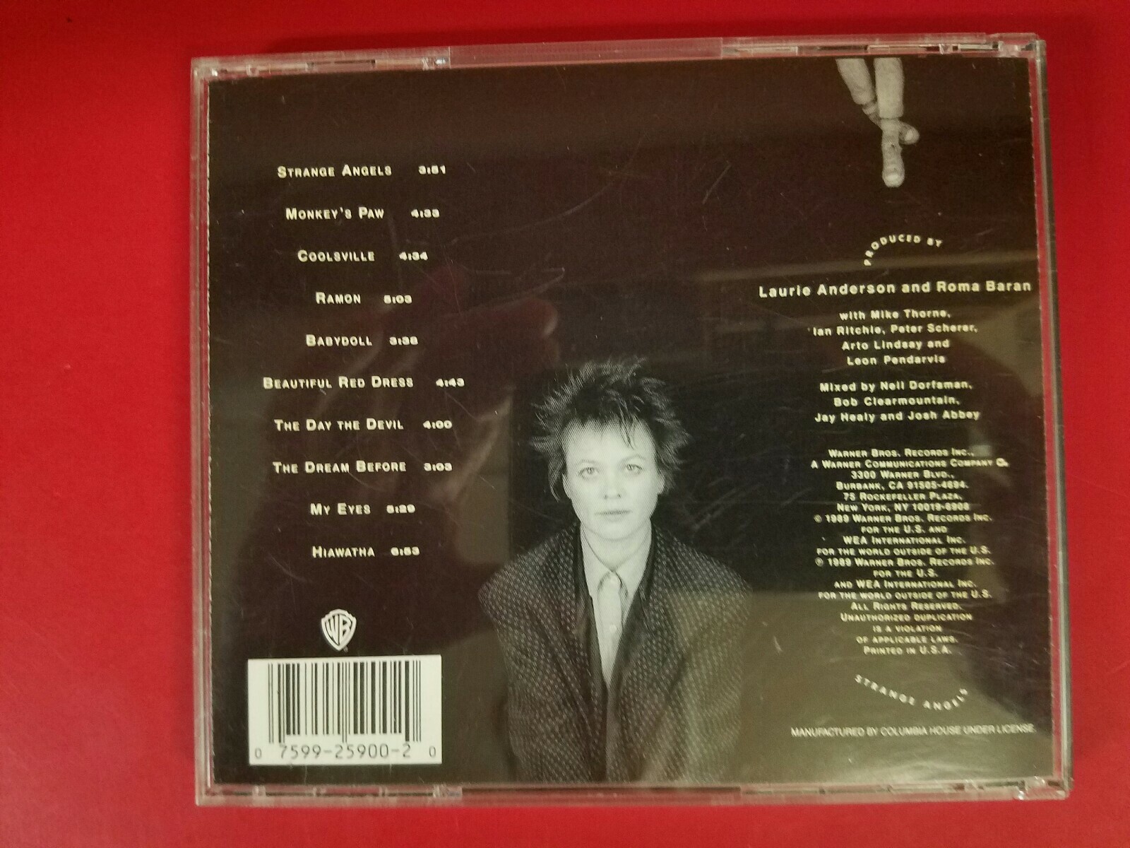 Laurie Anderson Strange Angels CD (1989) 075992590020 75992590020| eBay