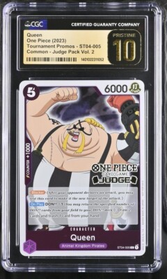 Queen One Piece 2023 Tournament Promo Judge Pack Vol. 2 #5 CGC 10 ...