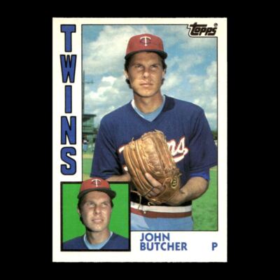 John Butcher 1984 Topps Traded Minnesota Twins #19T R321 19 | eBay