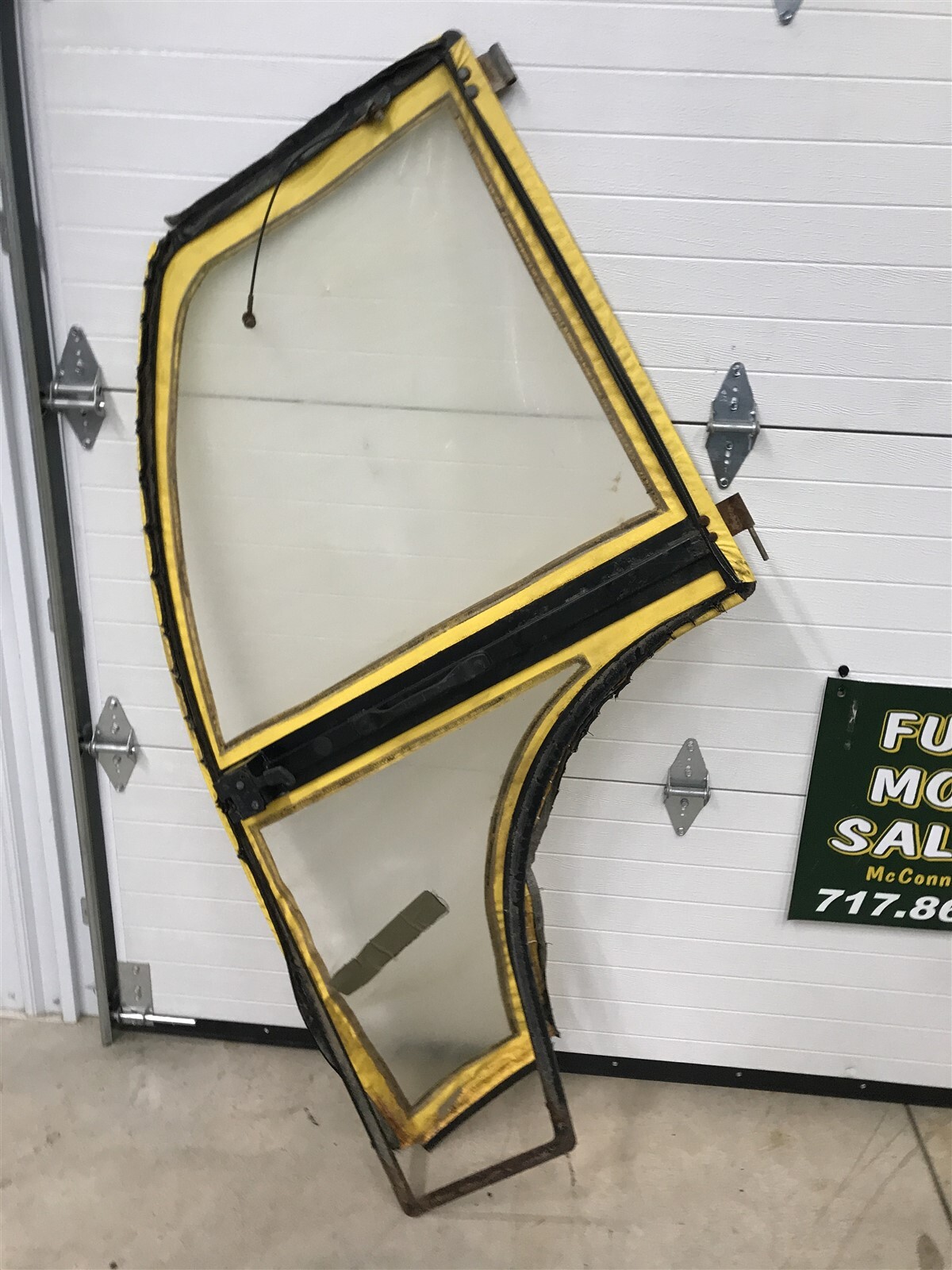 JOHN DEERE RH & LH CURTIS CAB DOORS COMPACT? WE DONT KNOW WHAT THEY FIT ...