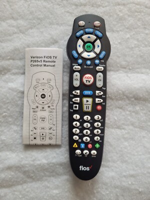 FiOS (Verizon) P265V5 Replacement TV Remote Control, New. | eBay
