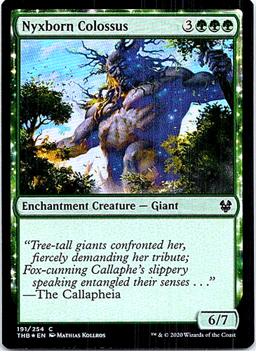 Nyxborn Colossus Magic The Gathering Theros Beyond Death Foil NM | eBay