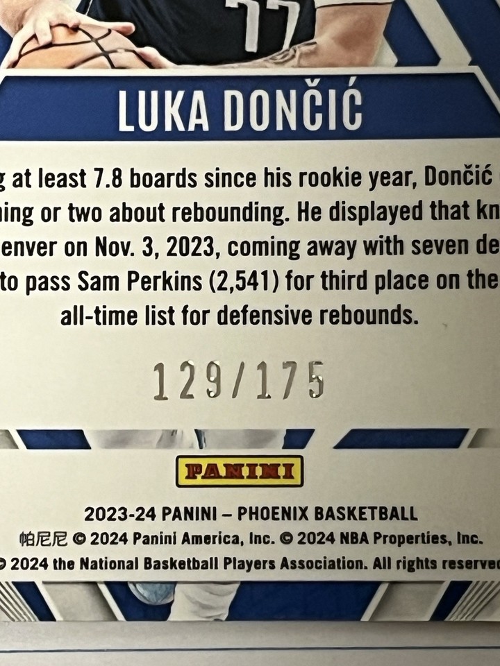 23-24 Phoenix Luka Doncic Paragon Green Lazer #/175 | eBay