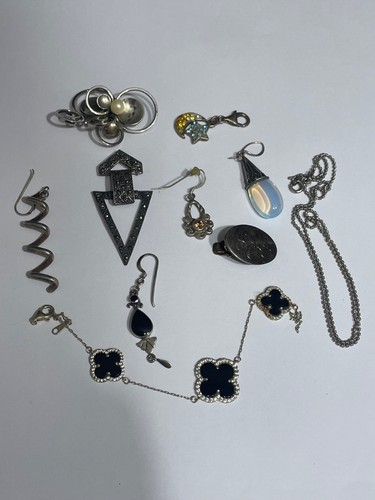 Lovely Lot Scrap Sterling Silver 925 Jewelry Wear/Scrap/Repair ...