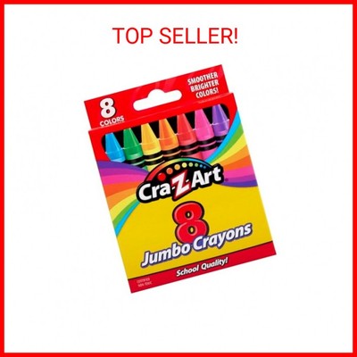 Cra-Z-Art Jumbo Crayons, 8 Assorted Colors, 8/Pack (10203WM48) | eBay