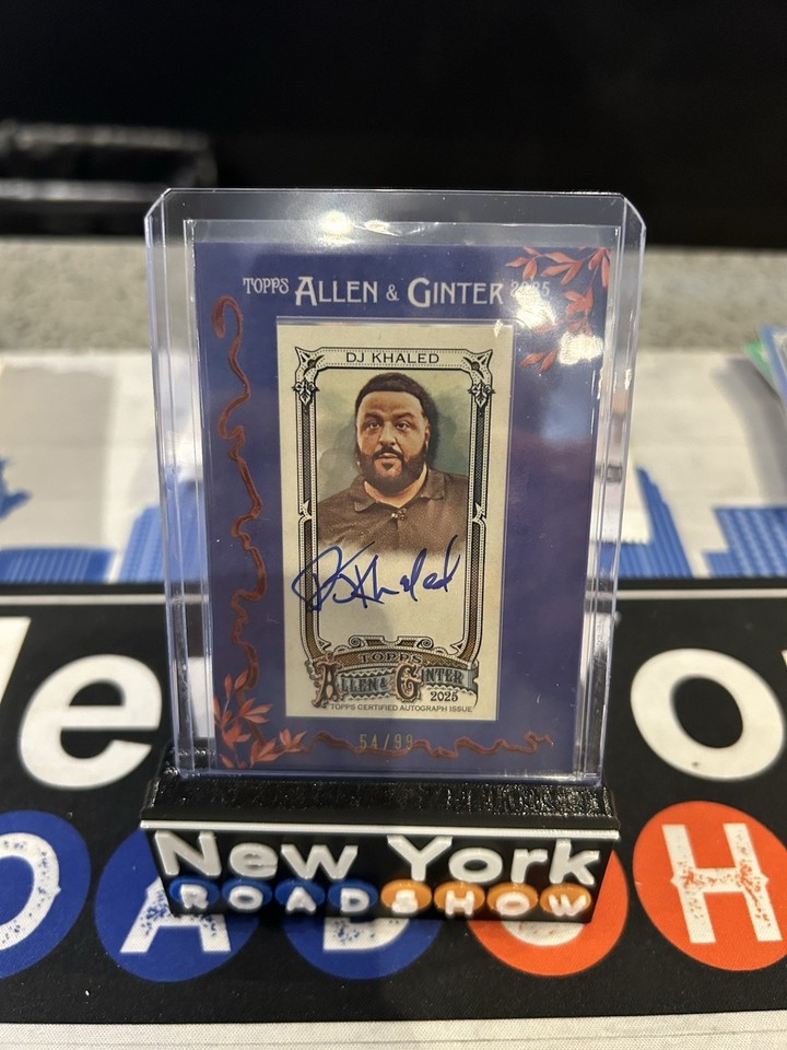 DJ KHALED 2025 ALLEN & GINTER /99 AUTO ! JUST RIPPED! JUST RELEASED ...