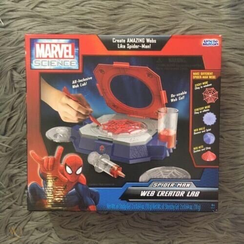Spider-man Marvel Uncle Milton Science Spider Web Creator Lab for sale ...