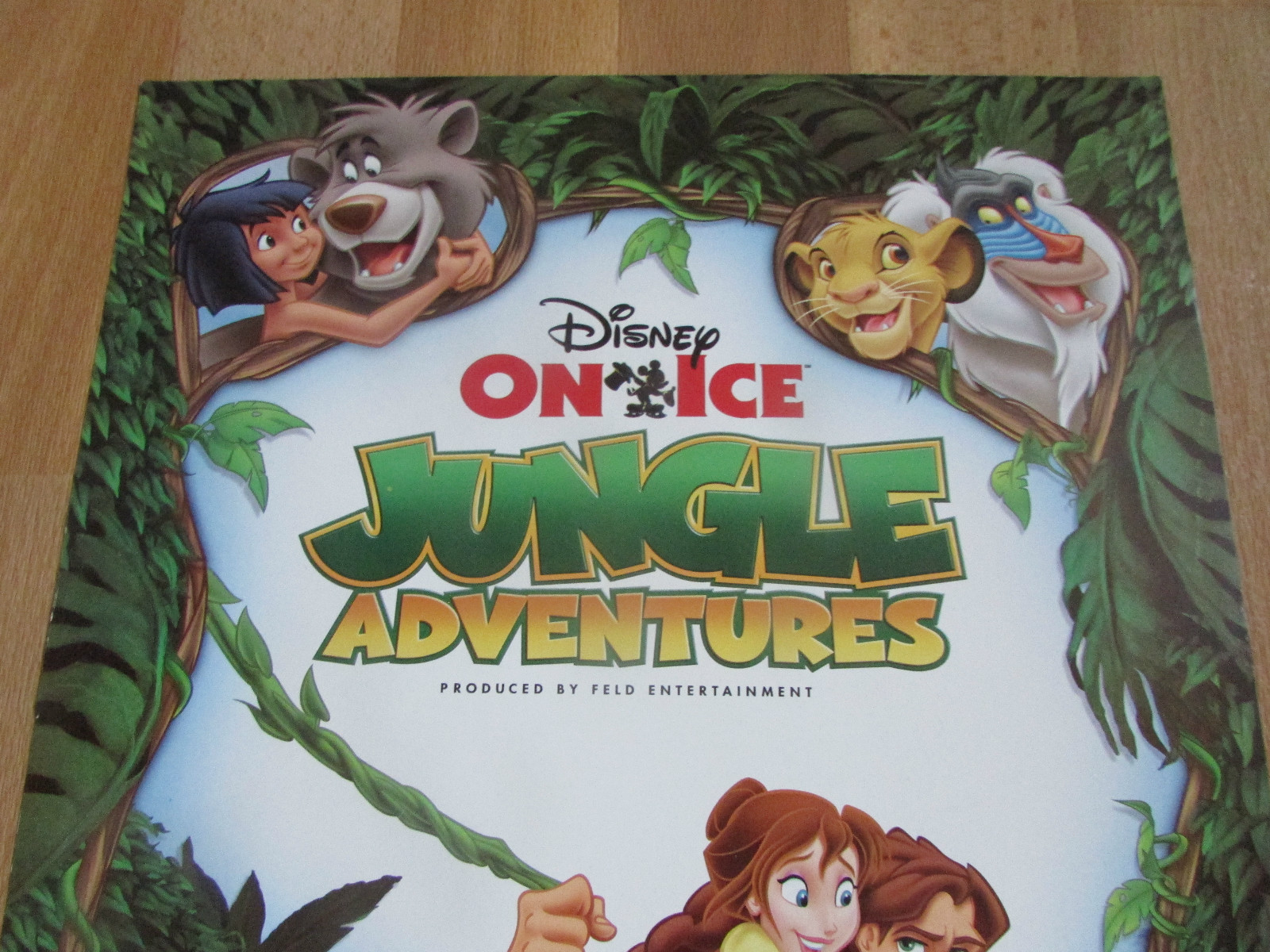 Disney on Ice JUNGLE Adventures LONDON Arena 2000 Original Poster | eBay
