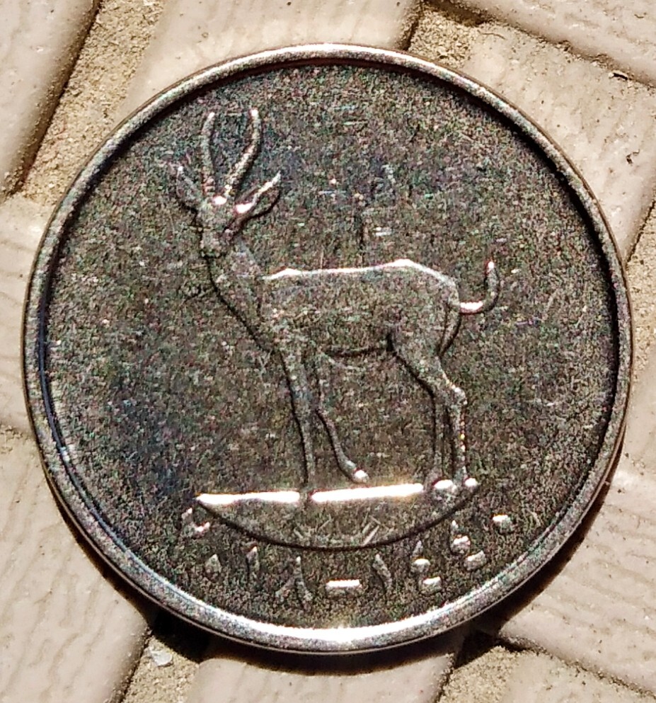 Uae 25 Fils Coin Fils UAE Coin Stock Image. Image Of Coin, Finance,