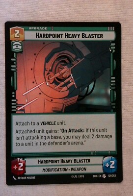 Hardpoint Heavy Blaster, Star Wars Unlimited: SOR, , NM Condition | eBay