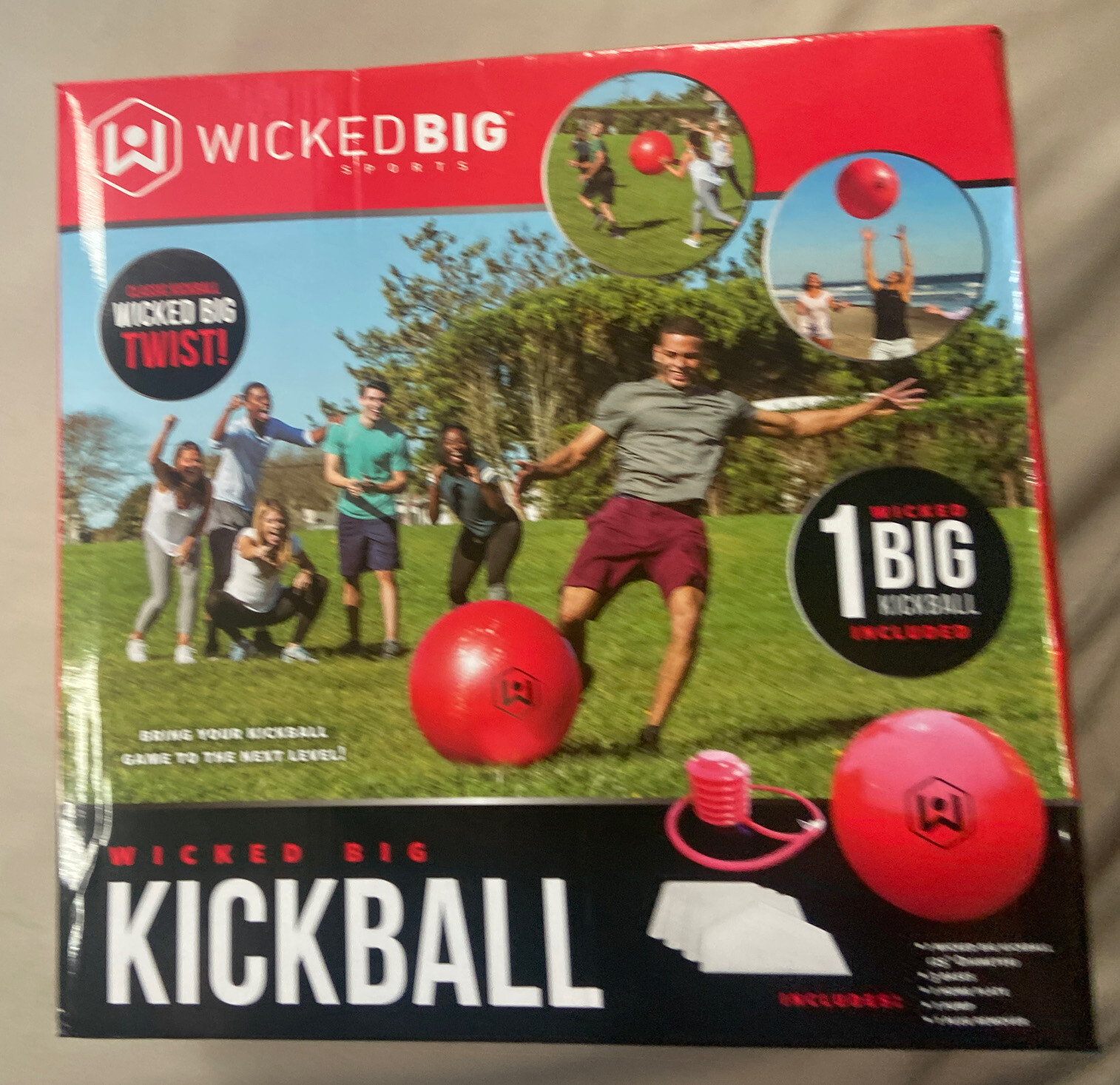 Wicked Big Sports Kickball-supersized Kickball Outdoor Sport Tailgate ...