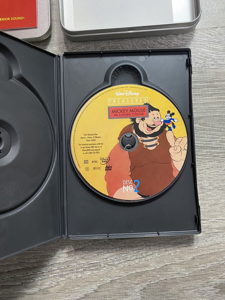 Walt Disney Treasures: Mickey Mouse in Living Color (DVD, 2-disc Tin ...